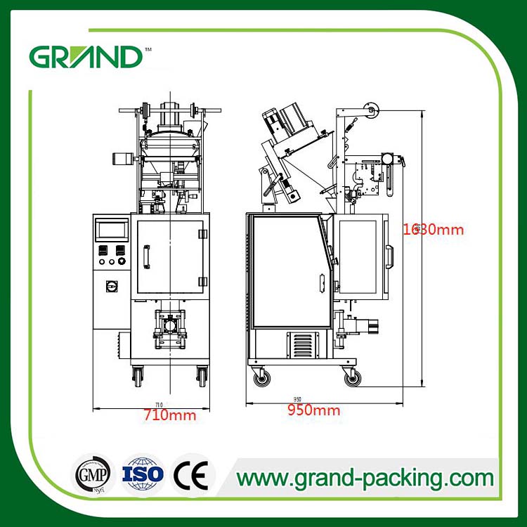 Powder Sachet Packing Machine - Buy Product on Hunan Grand Packaging ...