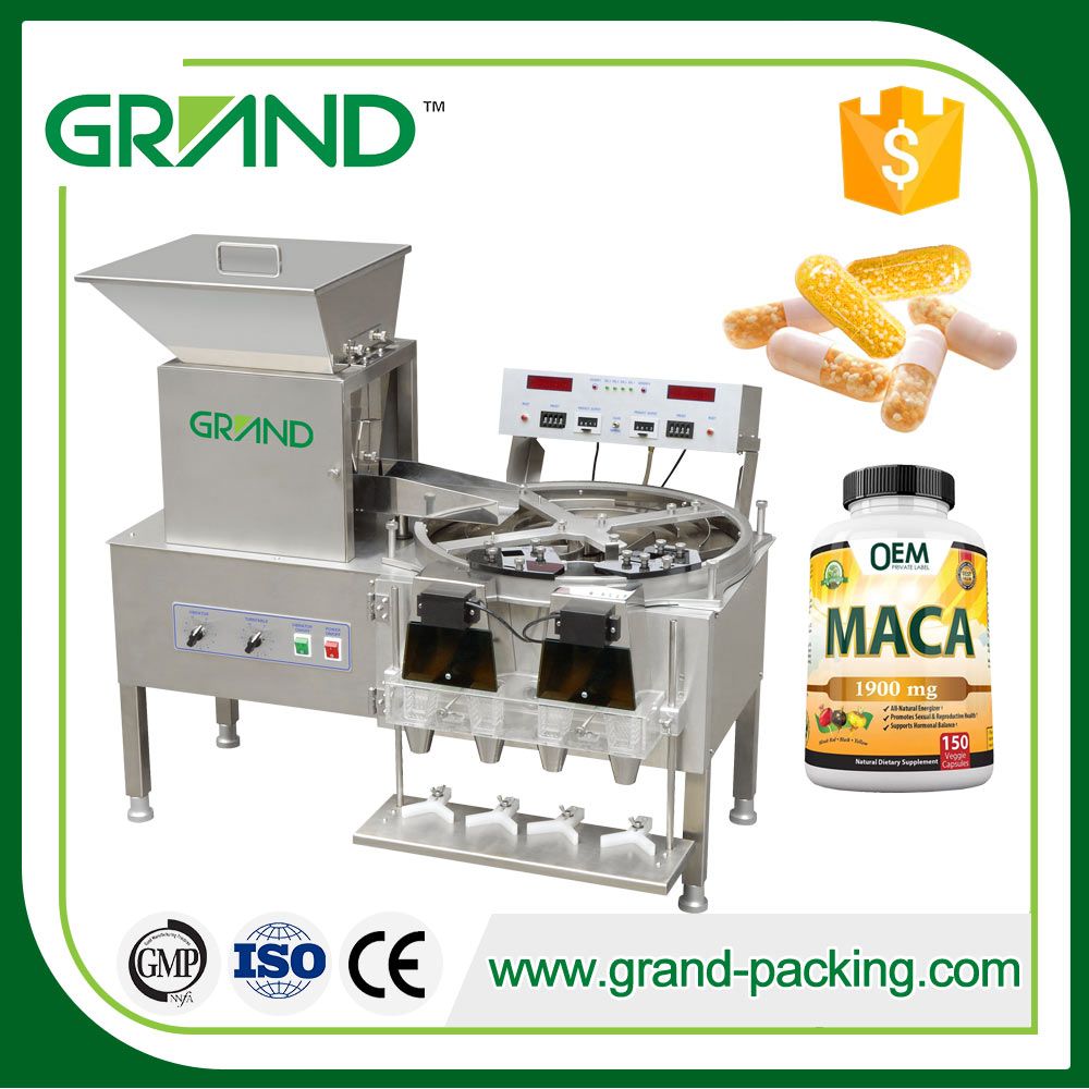 GD-4 Semi-Auto Capsule Counting Machine Table Top Pharmaceutical Plant ...